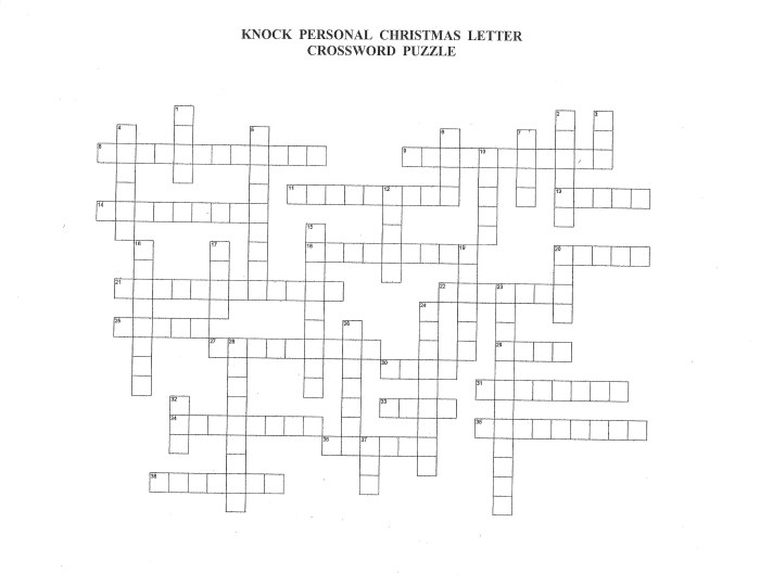 (2000) Crossword Puzzle Letter